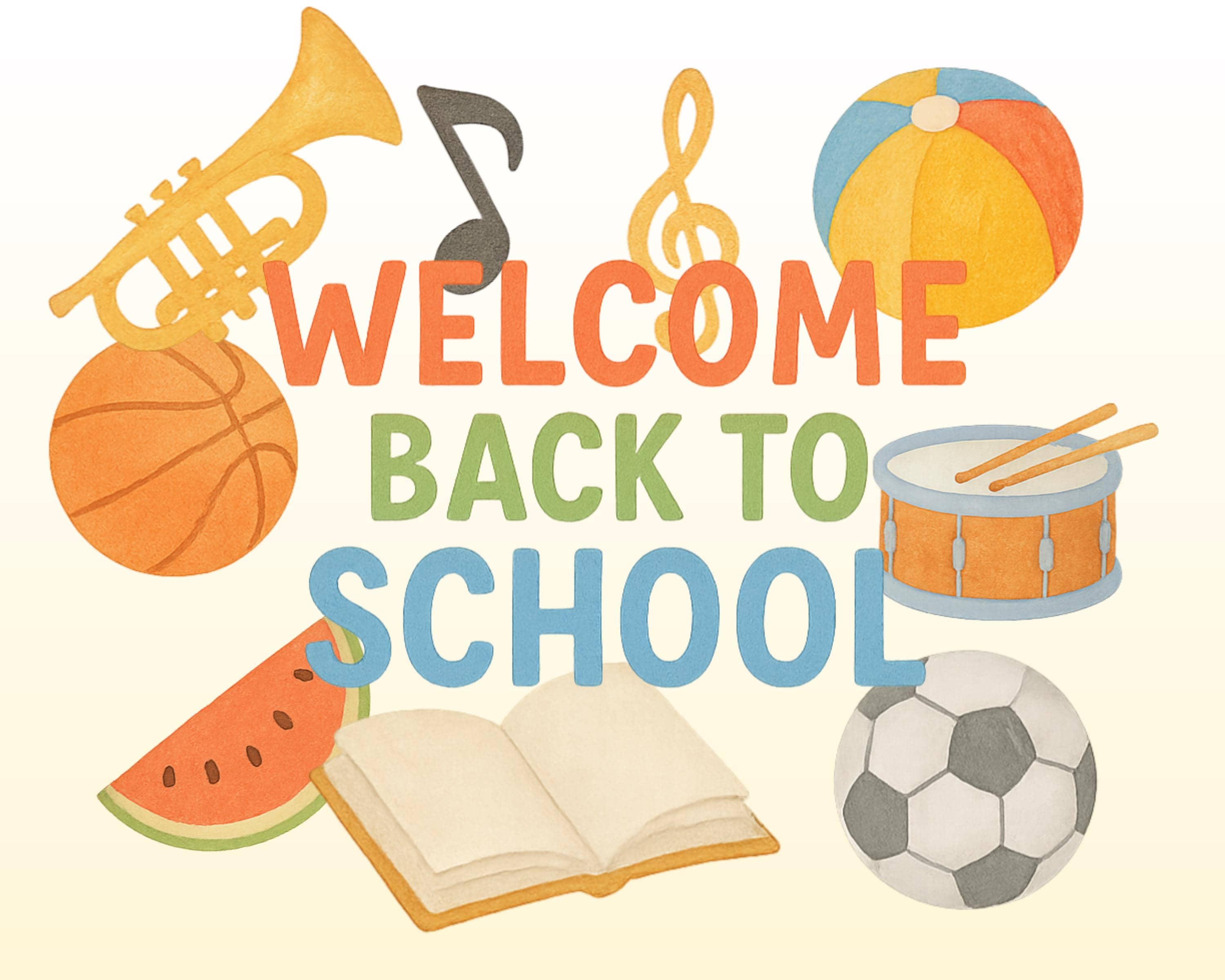 Welcome Back to School Clipart Pack | Classroom Decor, School Supplies ...