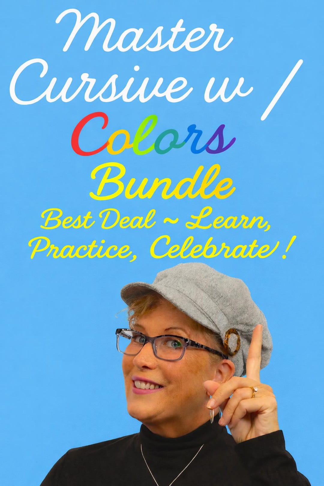 Master Cursive W/ Colors | Cursive Writing Wbk. Bundle & Video Lessons ...