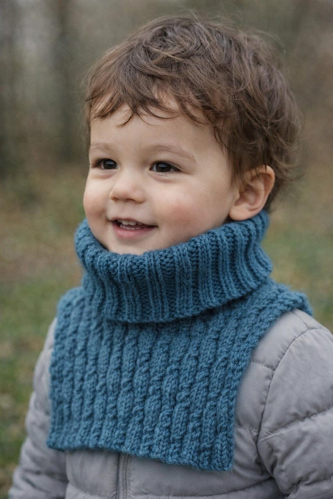 Easy & Practical Turtleneck Warmer Patterns for Children in Two Pattern ...