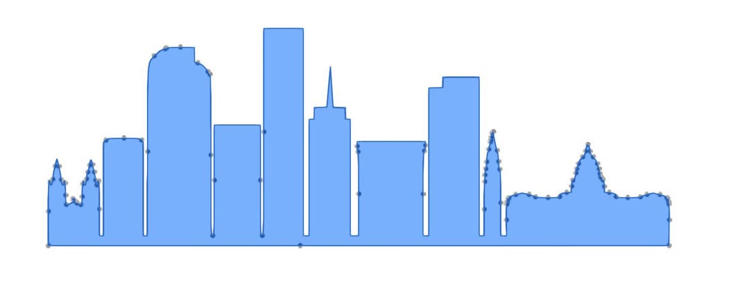 Denver Skyline DXF File - Etsy