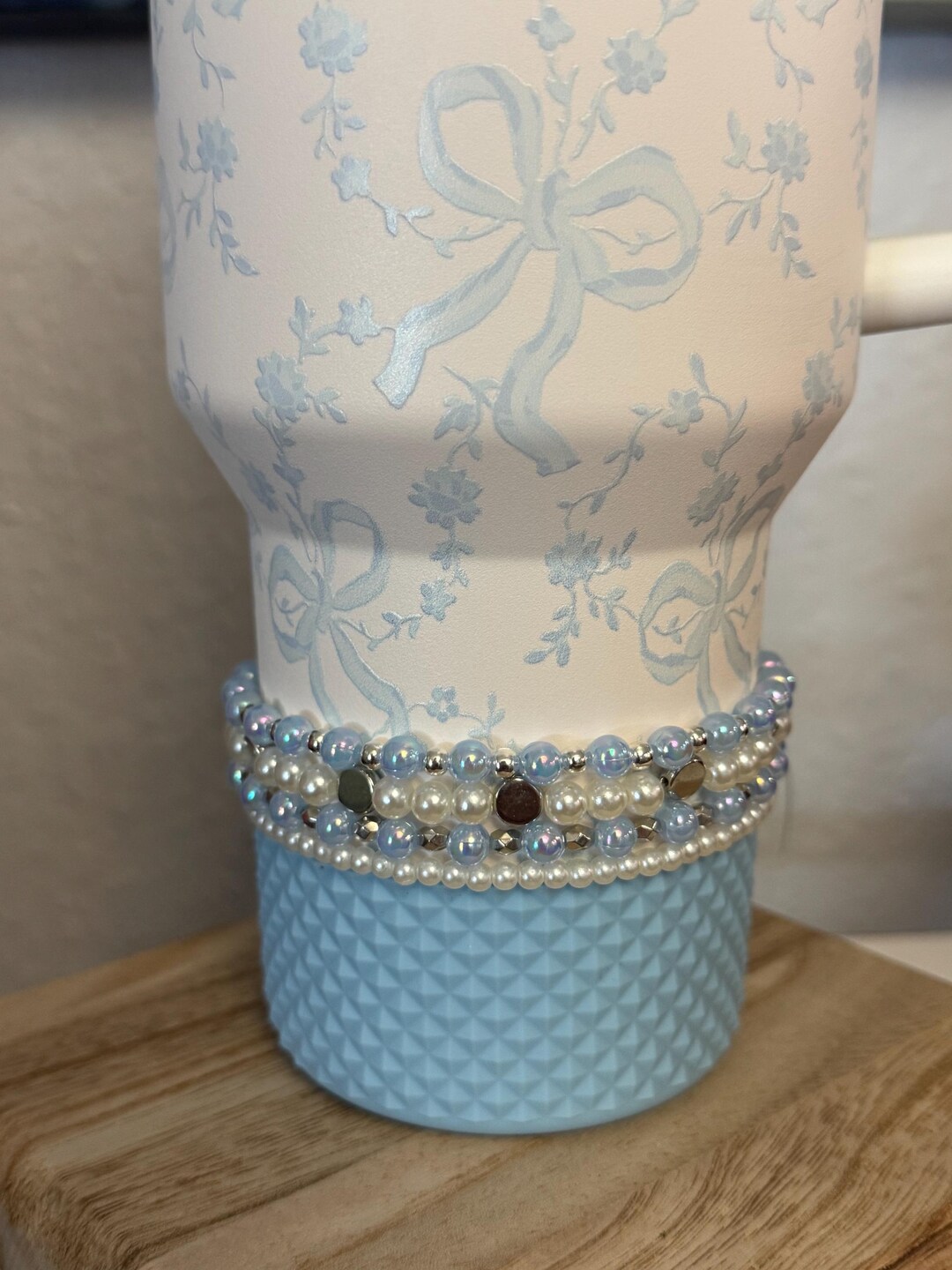 4 Stack Bracelet Set for Stanley Blue and White Cups - Etsy