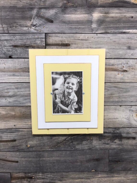 Distressed Wood Picture Frame 5x7 Nursery Colors Decor | Etsy