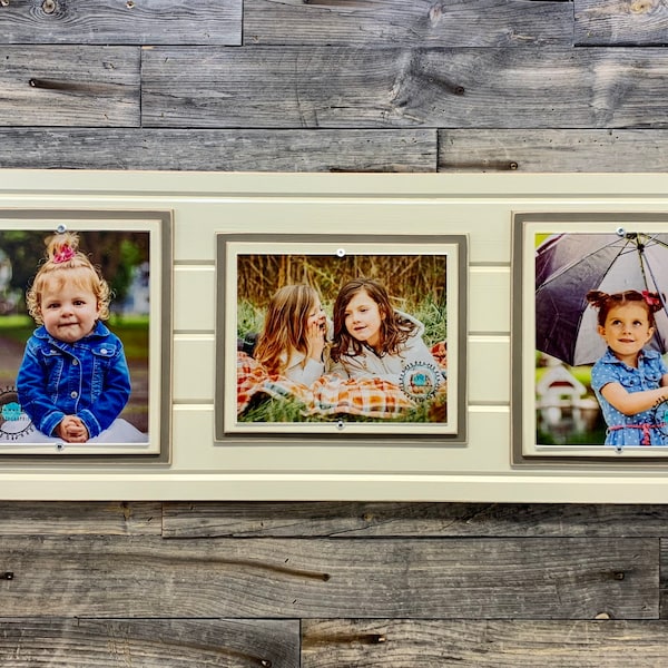 Wood 8x10 Double Picture Frame - Etsy