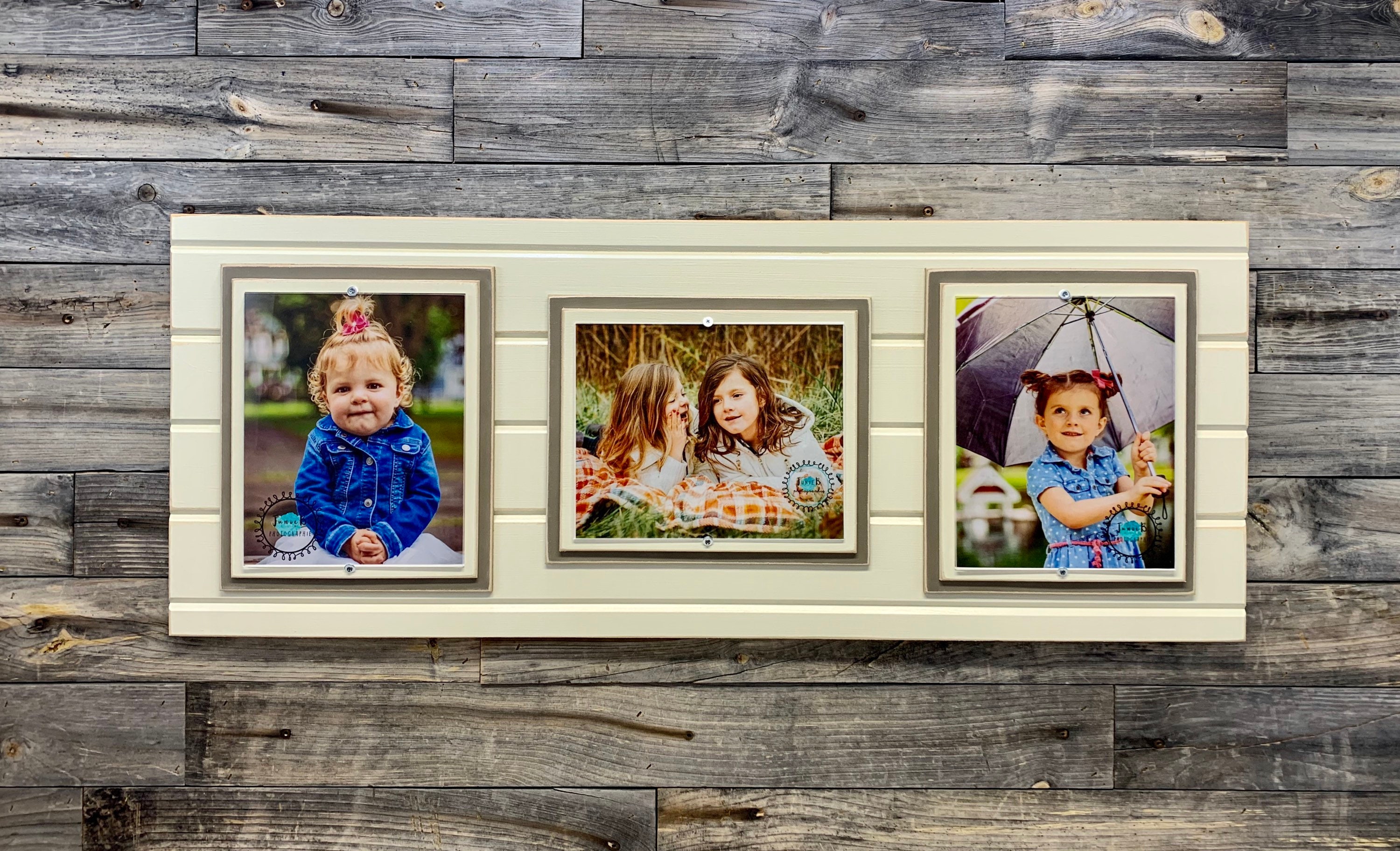 Distressed Wood Picture Frame Triple Collage Frame 8x10 | Etsy
