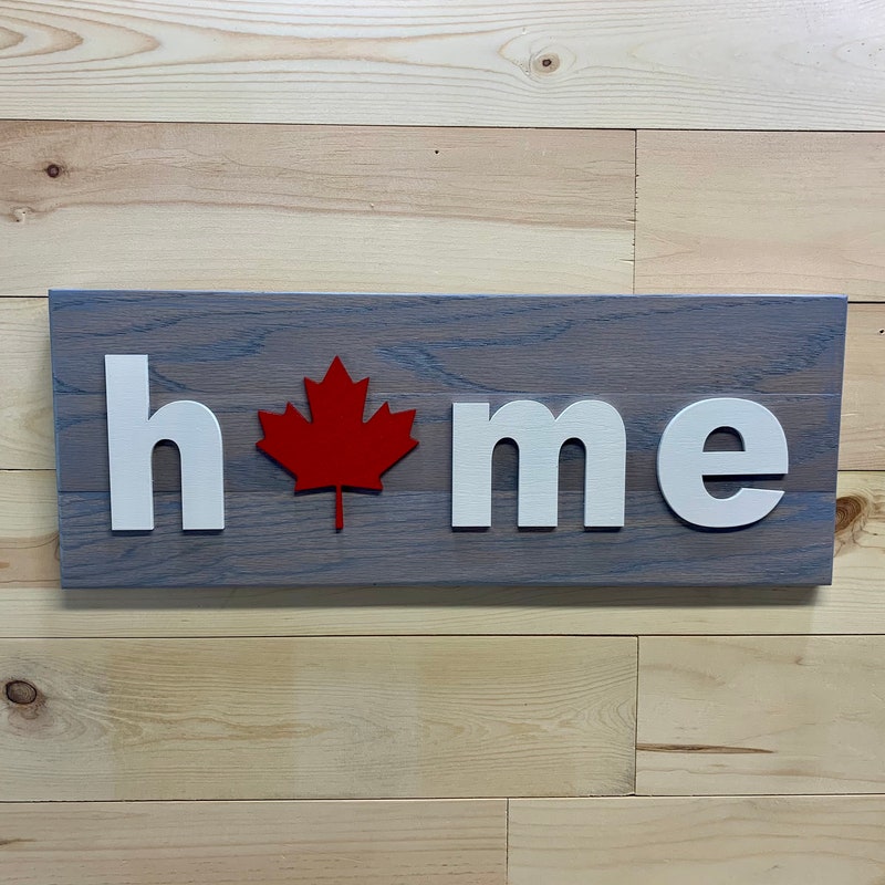Maple Leaf Plaque - Etsy