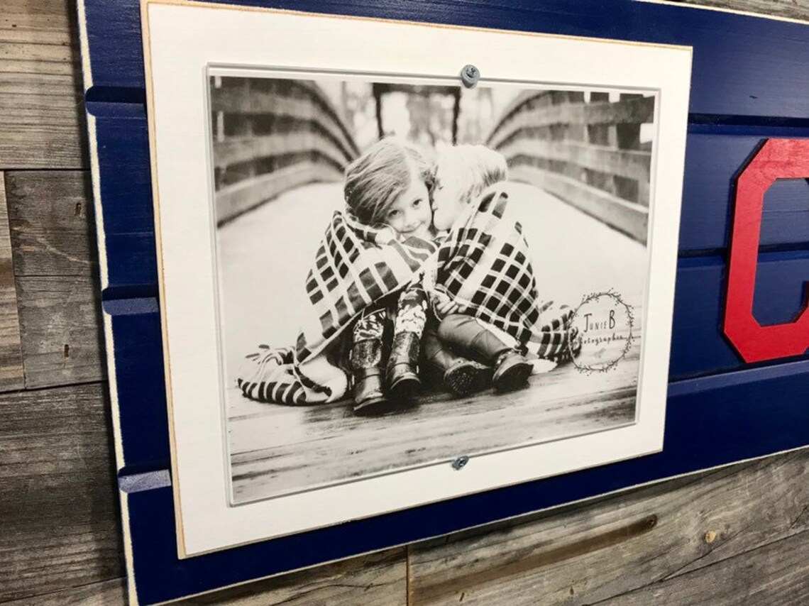 Cleveland Indians Picture Frame Holds 1-8x10 Photo | Etsy