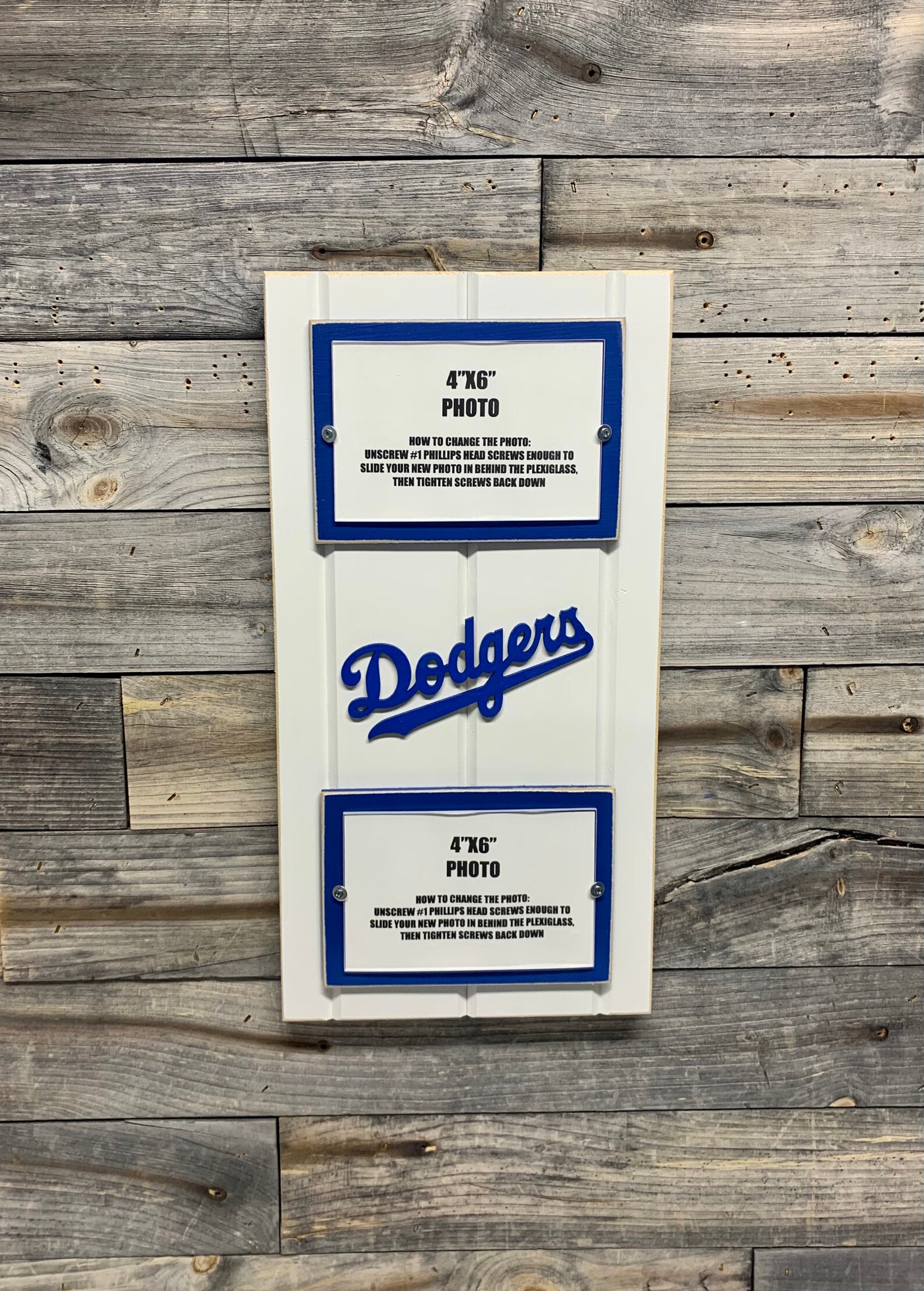 Los Angeles LA Dodgers picture frame holds 2 4x6 | Etsy
