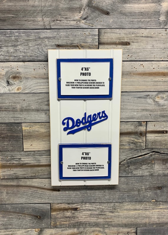Los Angeles LA Dodgers picture frame holds 2 4x6 | Etsy