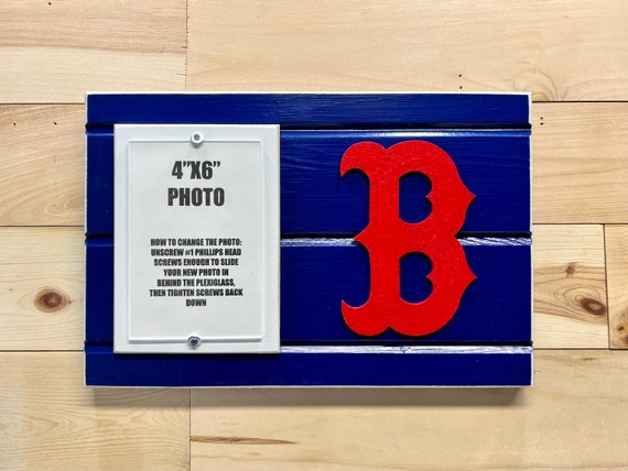 Boston Red Sox Picture Frame Holds 4x6 Photo - Etsy