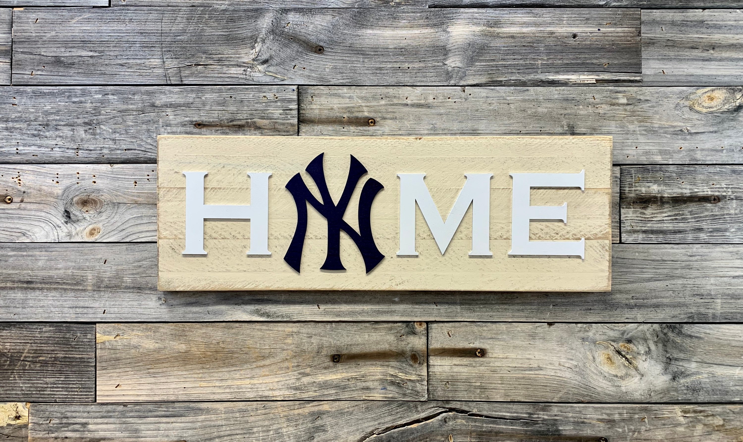New York Yankees HOME Plaque Sign - Etsy