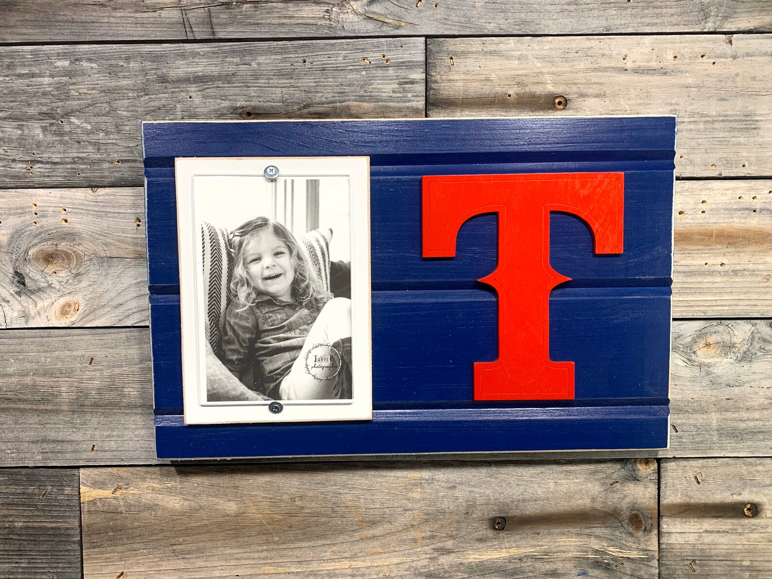 Texas Rangers Picture Frame Holds 4x6 Photo Decor - Etsy