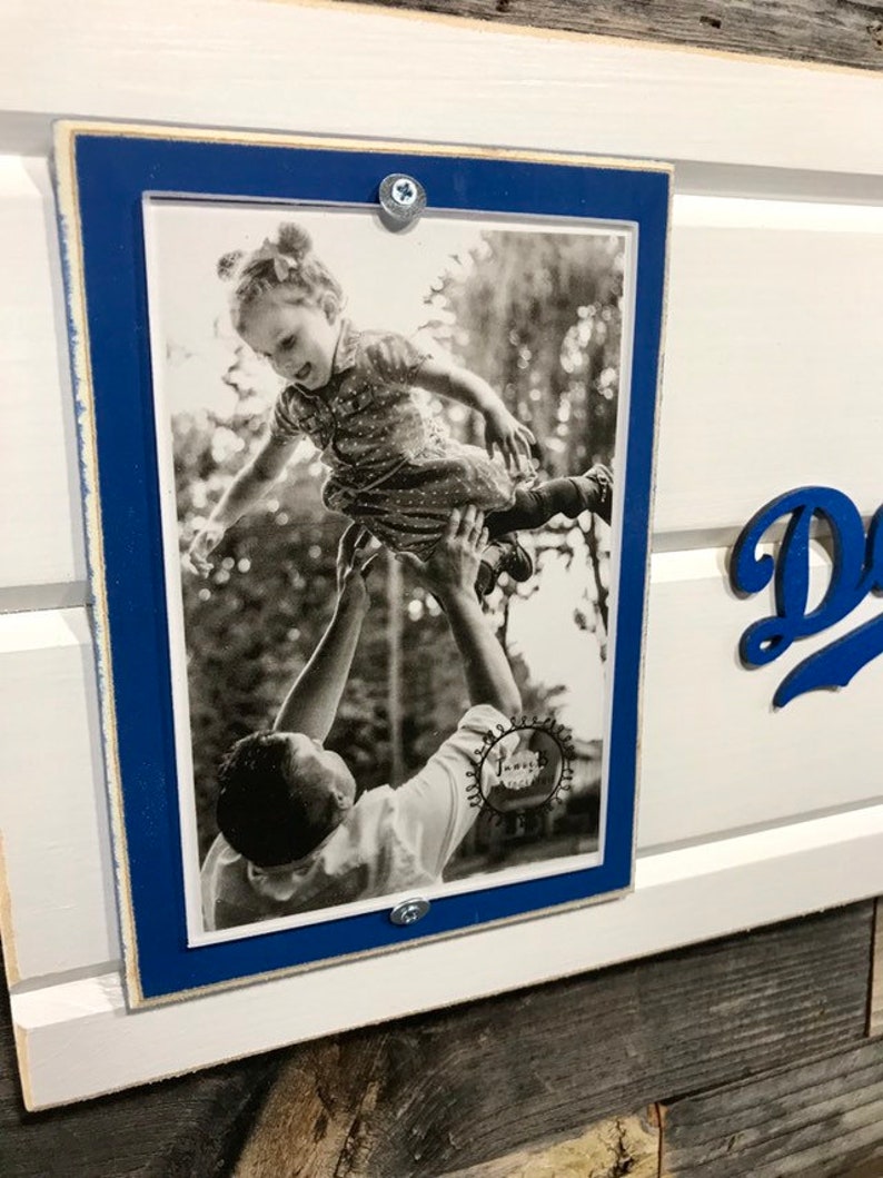 Los Angeles LA Dodgers picture frame holds 4x6 | Etsy