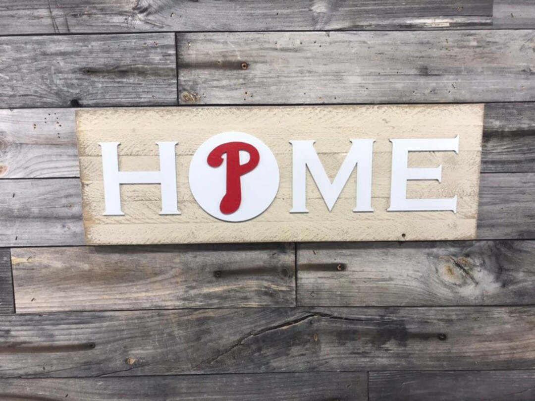 Philadelphia Phillies HOME Plaque, Sign - Etsy