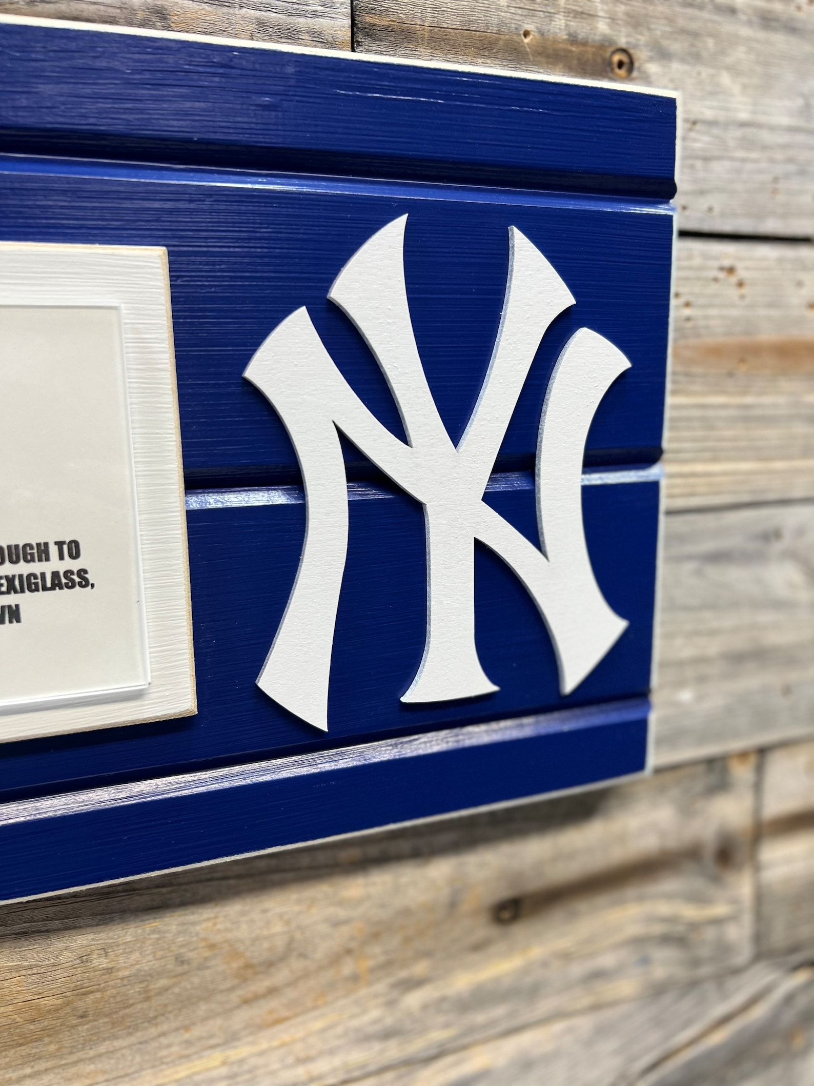 New York Yankees Picture Frame Holds 4"x6" Photo, Decor - Etsy