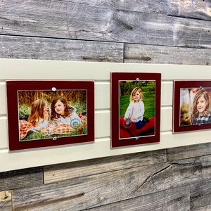 Distressed Wood Picture Frame Triple 5x7 Holds 3 5x7 Photos - Etsy