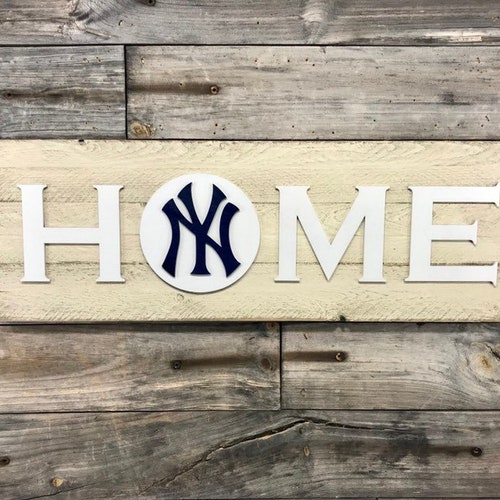 New York Yankees HOME Plaque Sign - Etsy