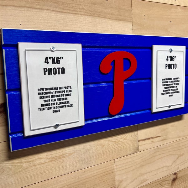 Phillies Photo Frame - Etsy