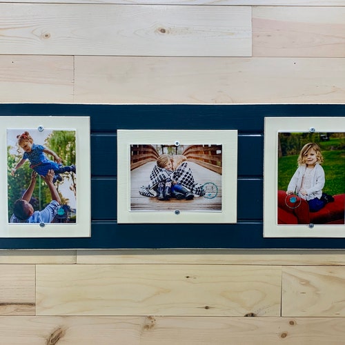 Distressed Wood Picture Frame Triple 5x7 Holds 3 5x7 Photos - Etsy