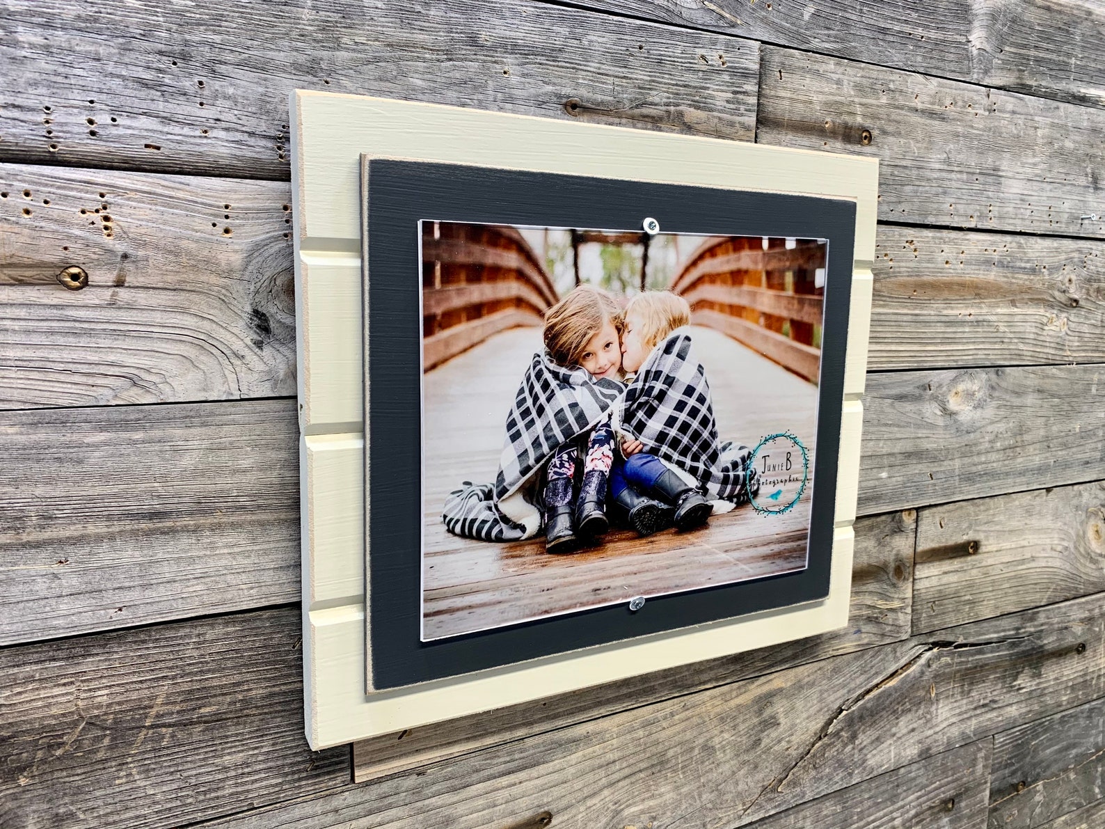 Distressed Wood Picture Frame 8x10 - Etsy
