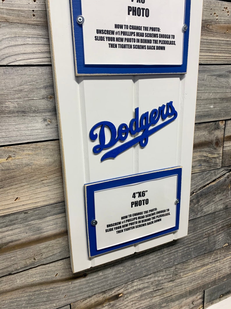 Los Angeles LA Dodgers Picture Frame Holds 2 4x6 - Etsy