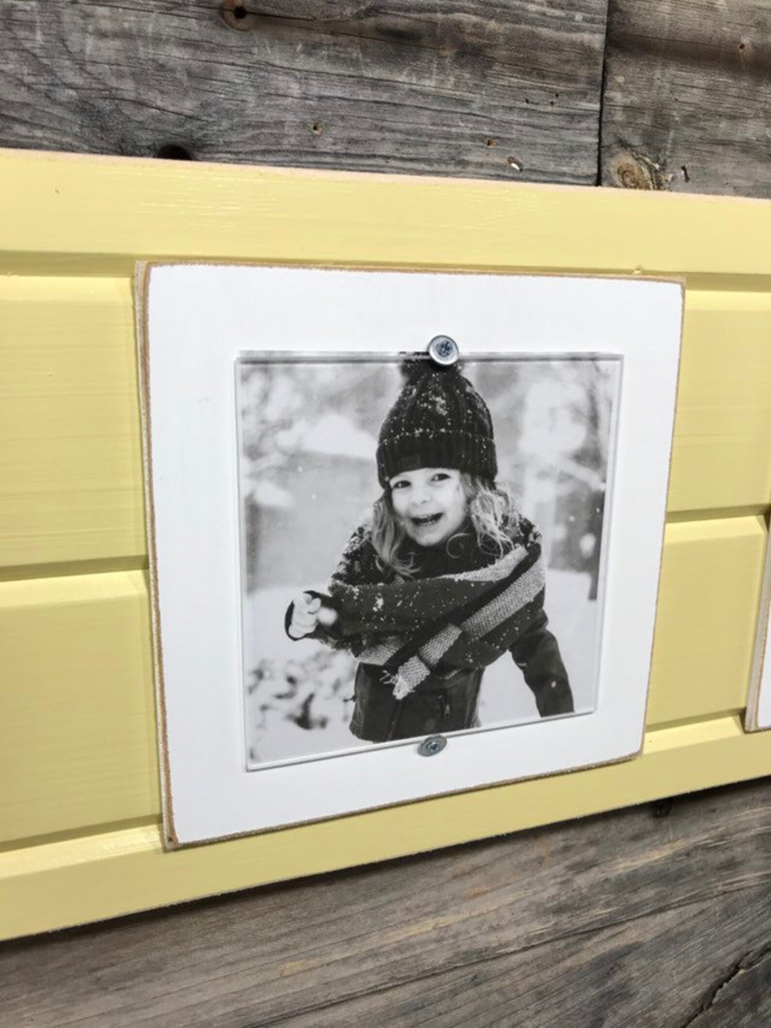 Distressed Wood Picture Frame Triple 5x5 3-5x5 | Etsy