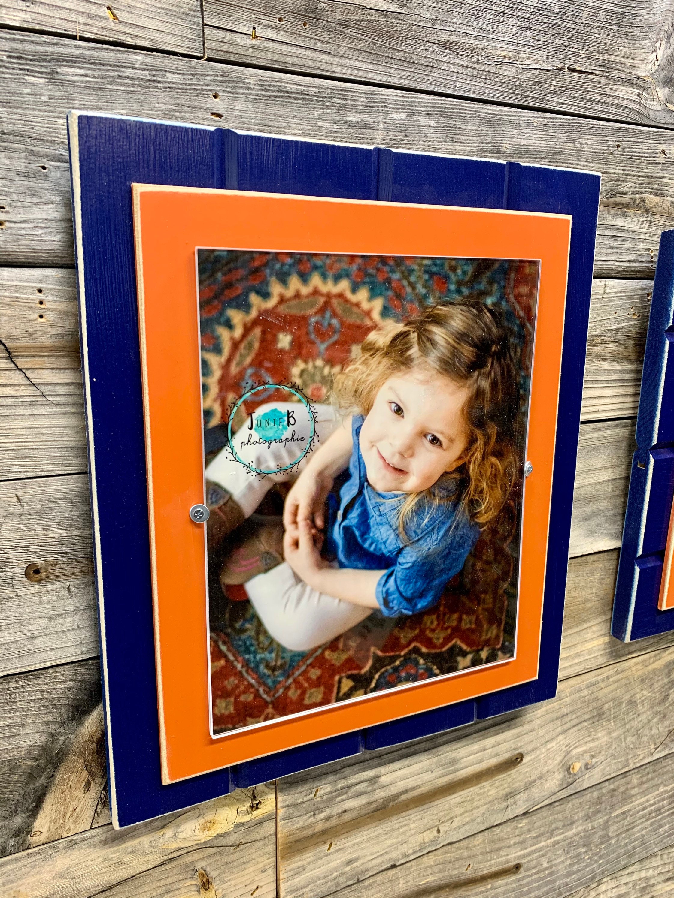 Navy Blue and Orange Picture Frame Holds 5"x7" or 8"x10" Detroit Tigers ...