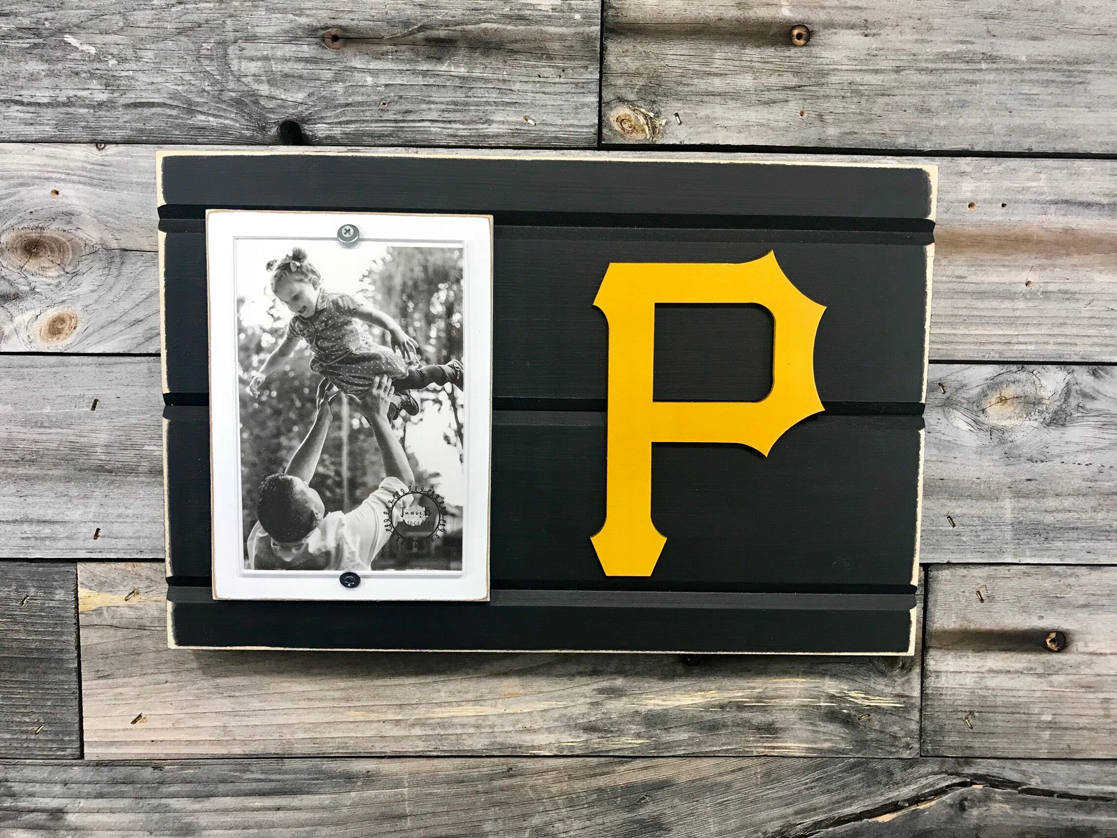 Pittsburgh Pirates picture frame holds 4x6 photo | Etsy