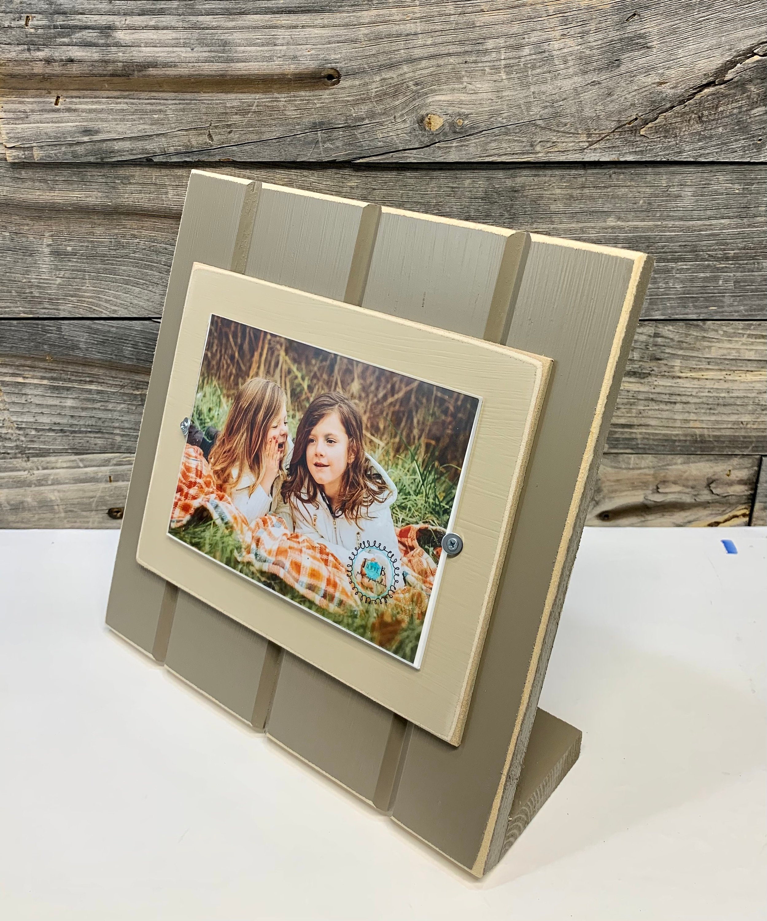 Stand Up, Desktop Picture Frame Holds 5x7 Horizontal Photo - Etsy