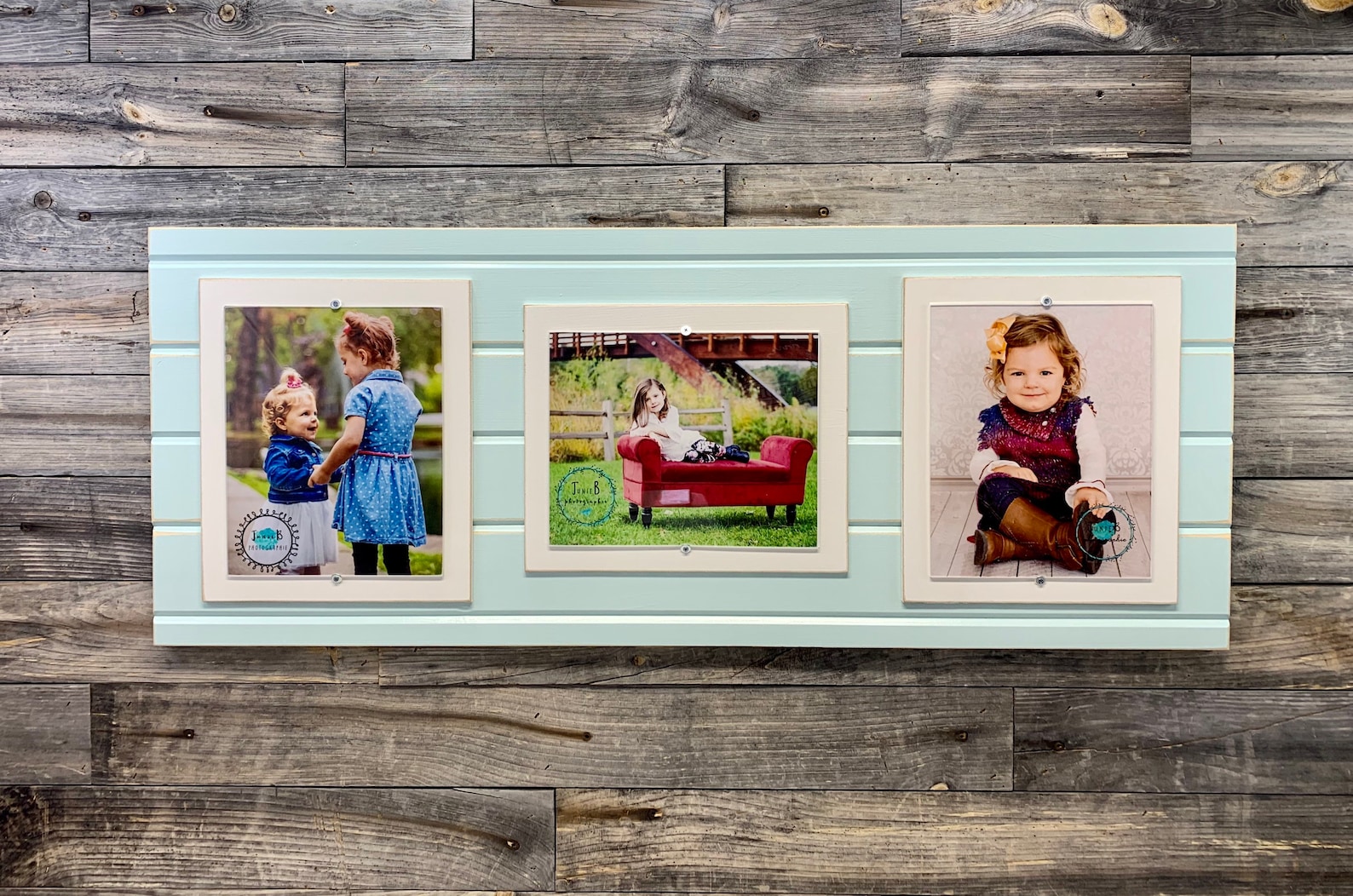 Distressed Wood Picture Frame Triple Collage Frame 8x10 | Etsy