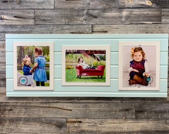 Distressed Wood Picture Frame Triple Collage Frame 8x10 | Etsy