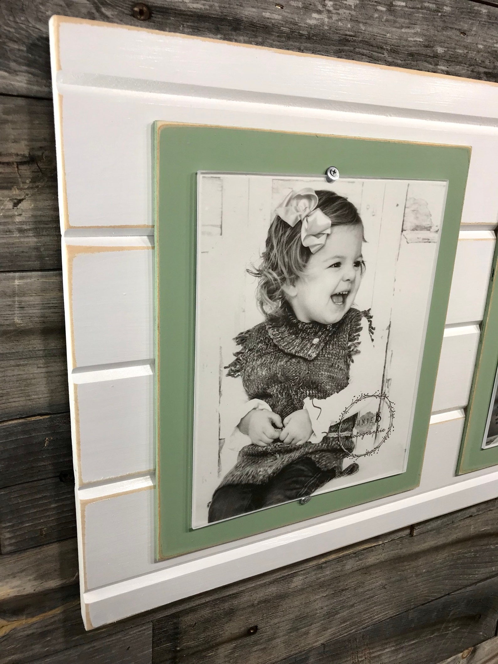 Distressed Wood Picture Frame Quadruple Frame Collage Frame - Etsy