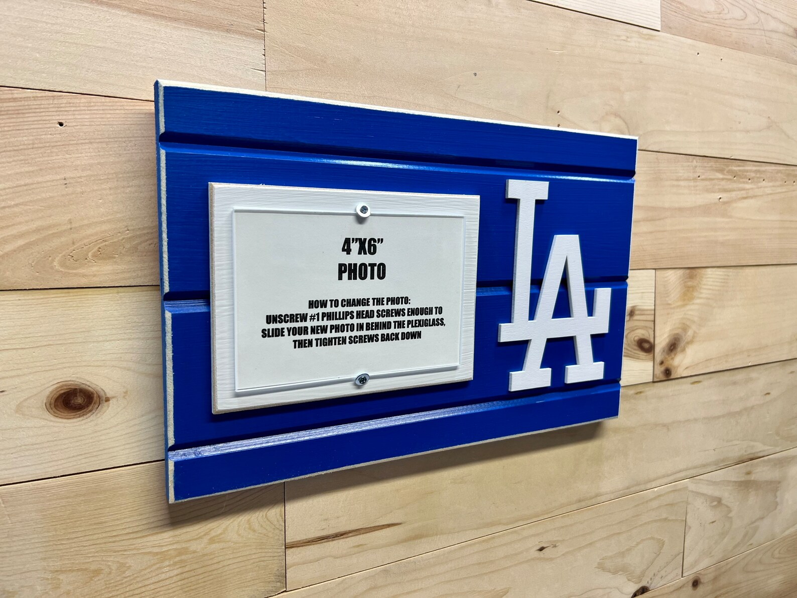 Los Angeles LA Dodgers Picture Frame Holds 4"x6" Photo, Decor - Etsy