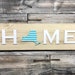 New York HOME Plaque, Sign With Chevron CUSTOMIZABLE - Etsy