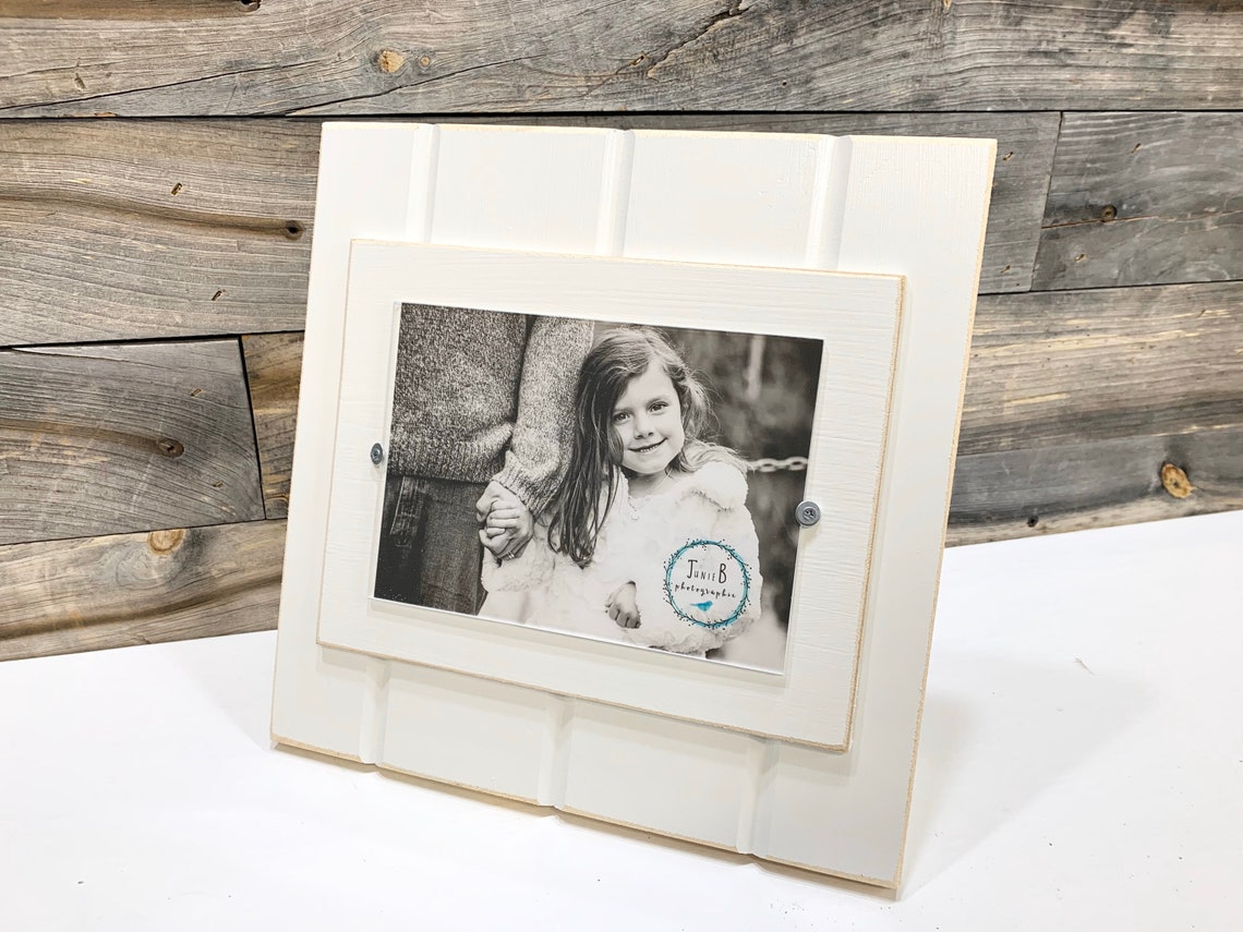 Stand Up, Desktop Picture Frame Holds 5x7 Horizontal Photo - Etsy