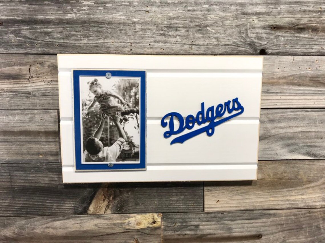 Los Angeles LA Dodgers picture frame holds 4x6 | Etsy