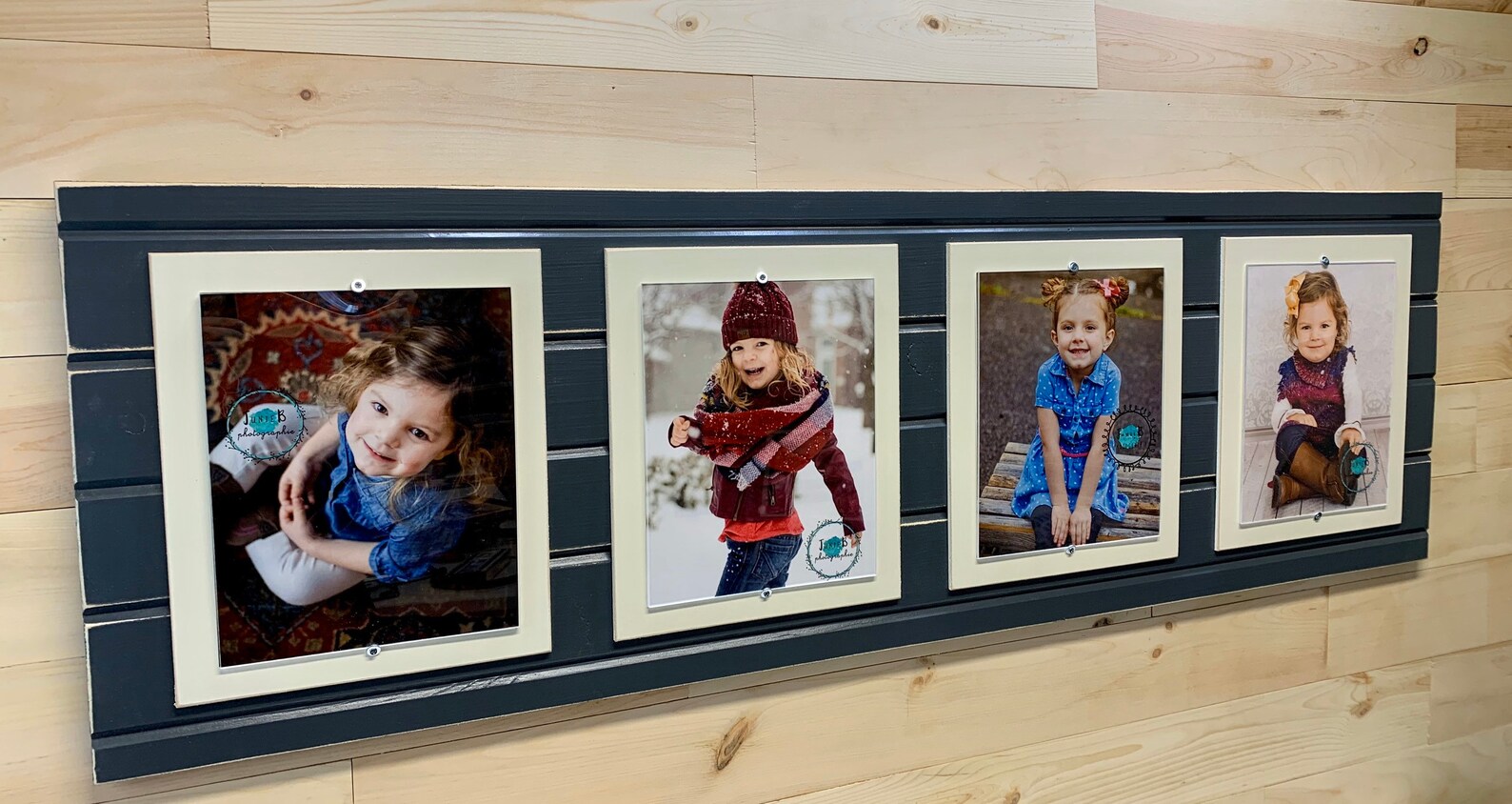 Distressed Wood Picture Frame Quadruple Collage Frame 4 - Etsy