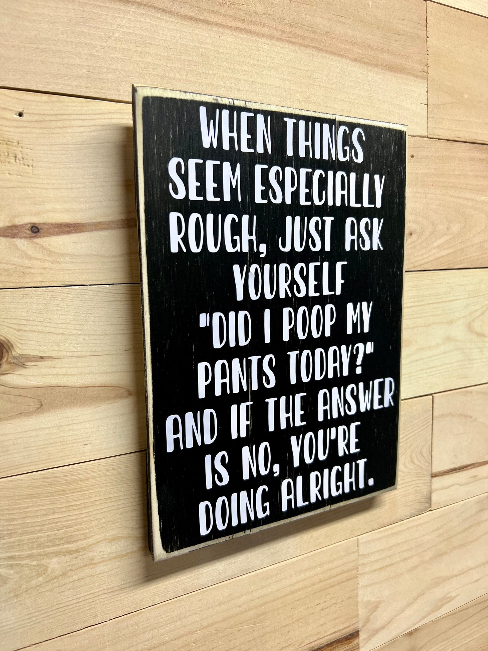 Poop Your Pants Inspirational Sign / Quote / Wall Quote - Etsy