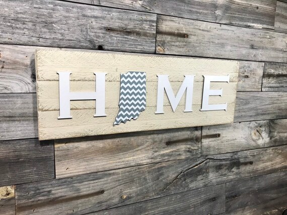 Indiana Home Sign