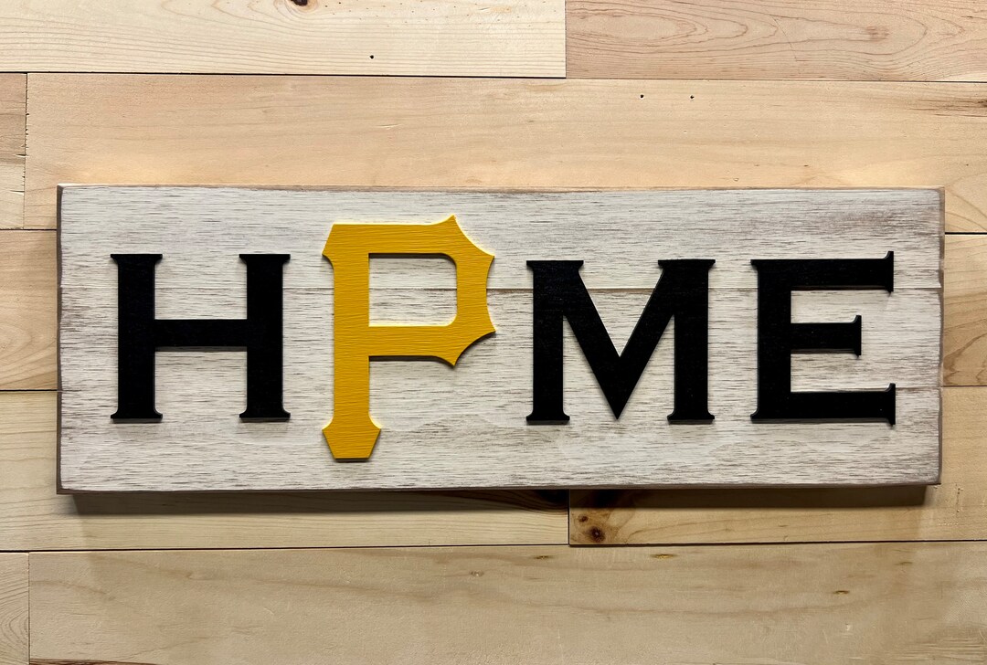 Pittsburgh Pirates HOME Plaque, Sign - Etsy