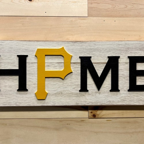 Pittsburgh Pirates HOME Plaque Sign - Etsy