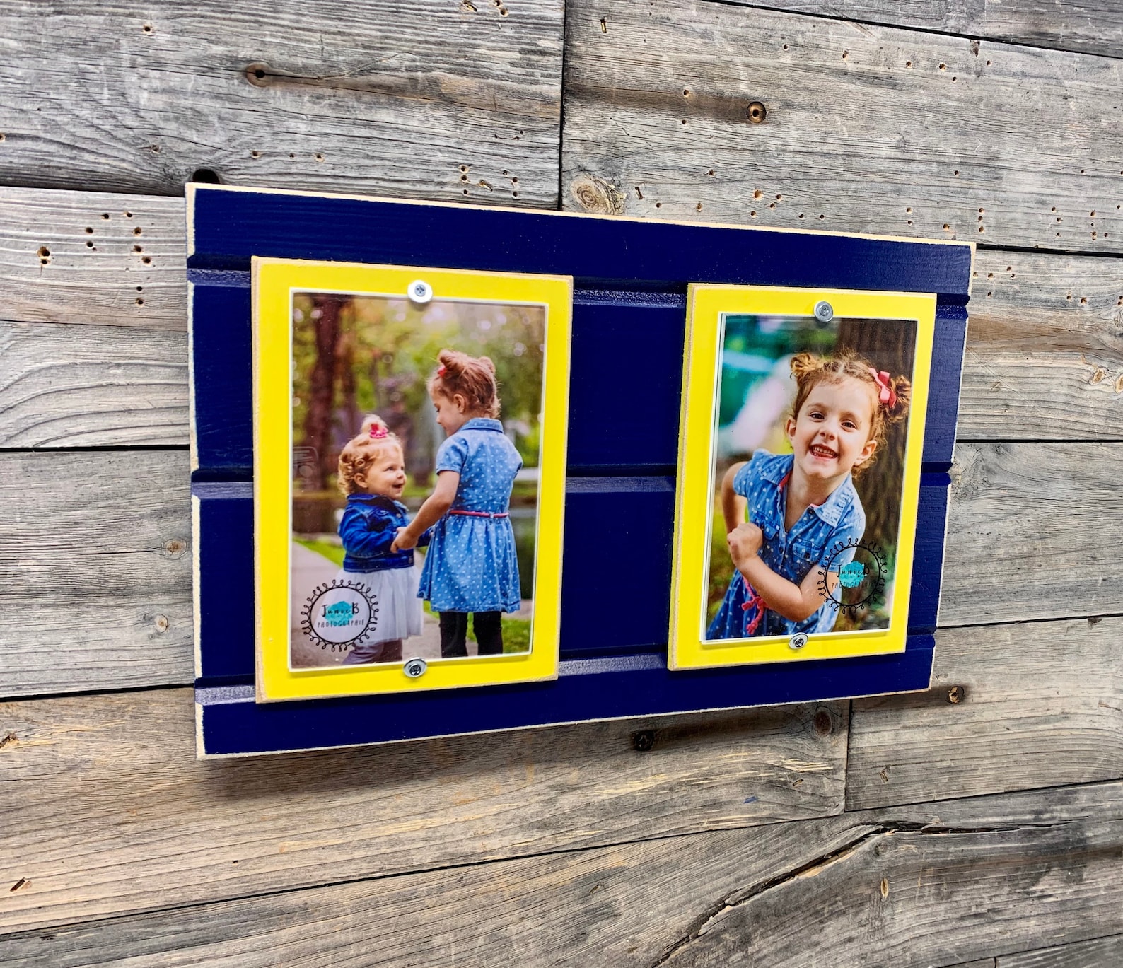 University of Michigan Uofm Picture Frame Holds 2-4"x6" Photos - Etsy