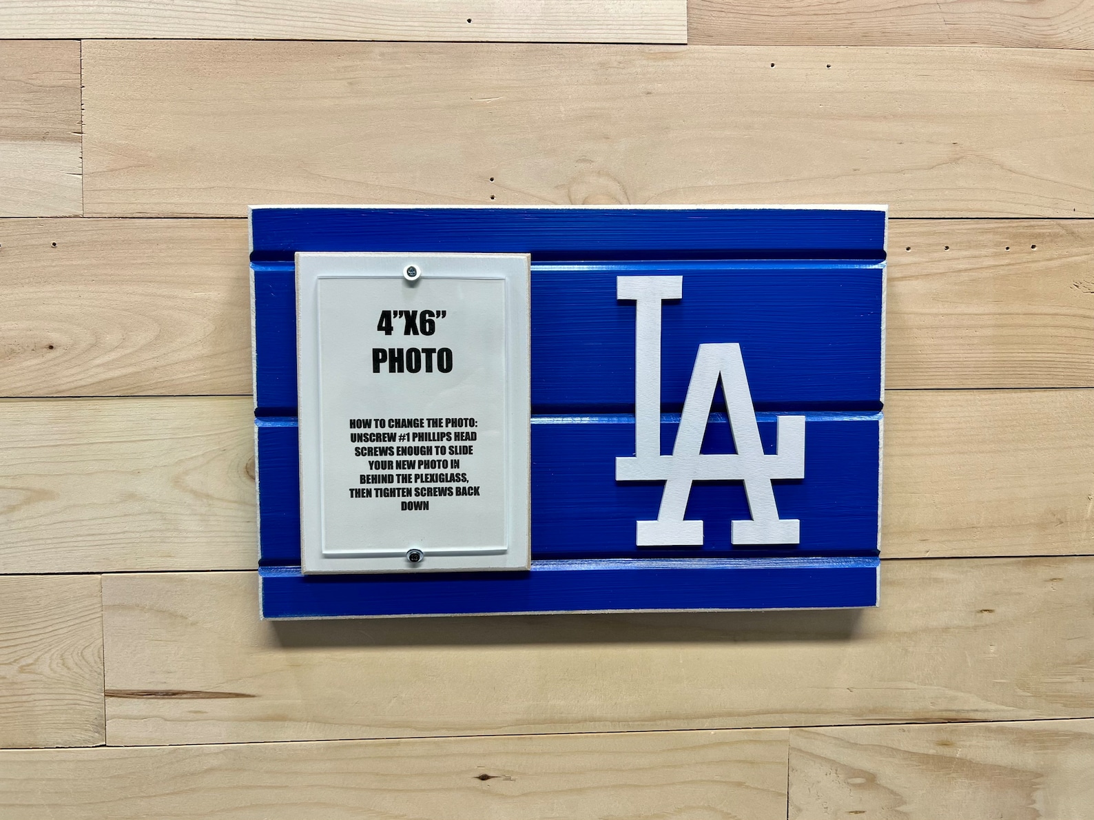Los Angeles LA Dodgers Picture Frame Holds 4"x6" Photo, Decor - Etsy