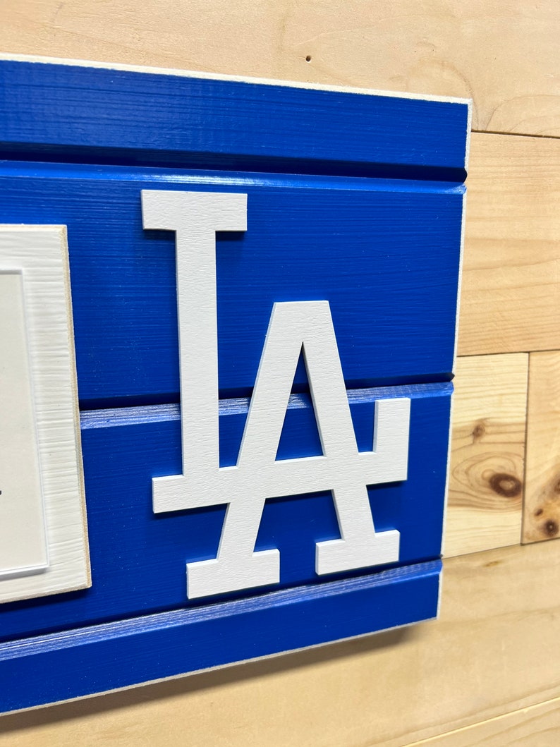 Los Angeles LA Dodgers Picture Frame Holds 4"x6" Photo, Decor - Etsy