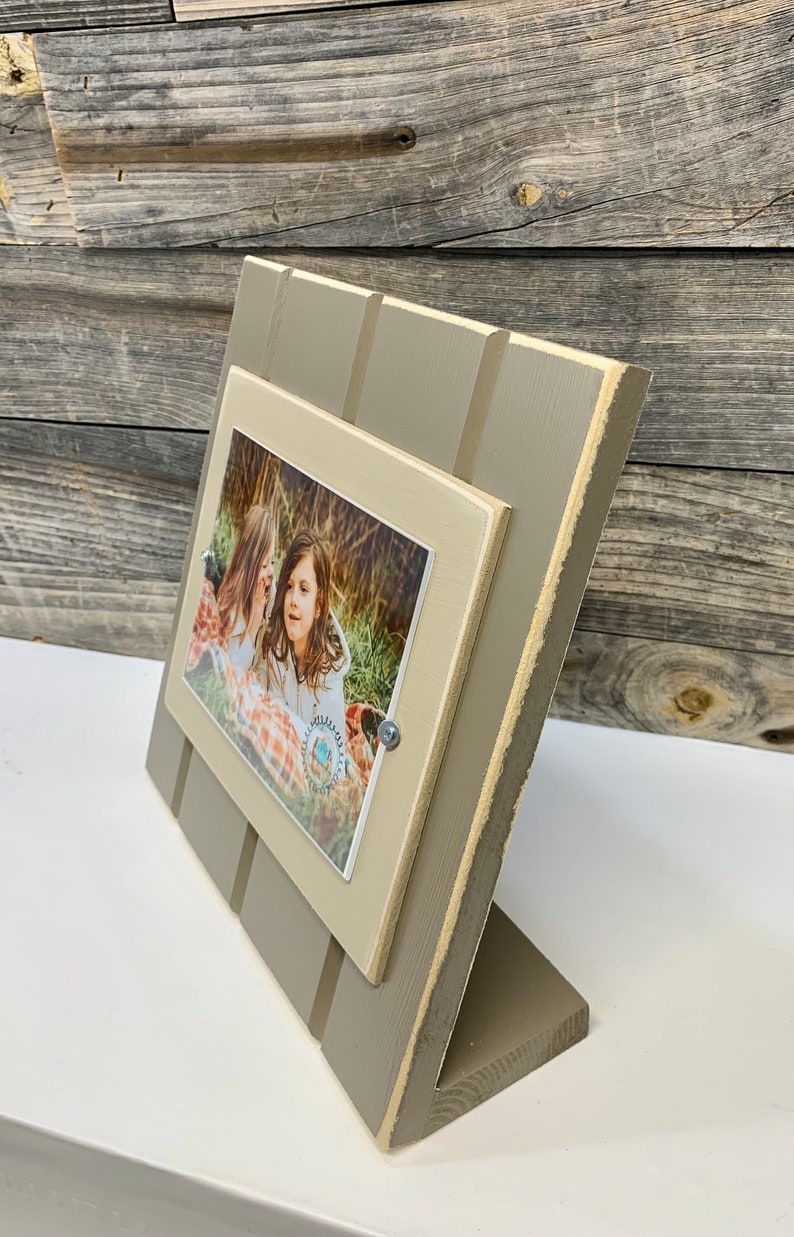 Stand Up, Desktop Picture Frame Holds 5x7 Horizontal Photo - Etsy