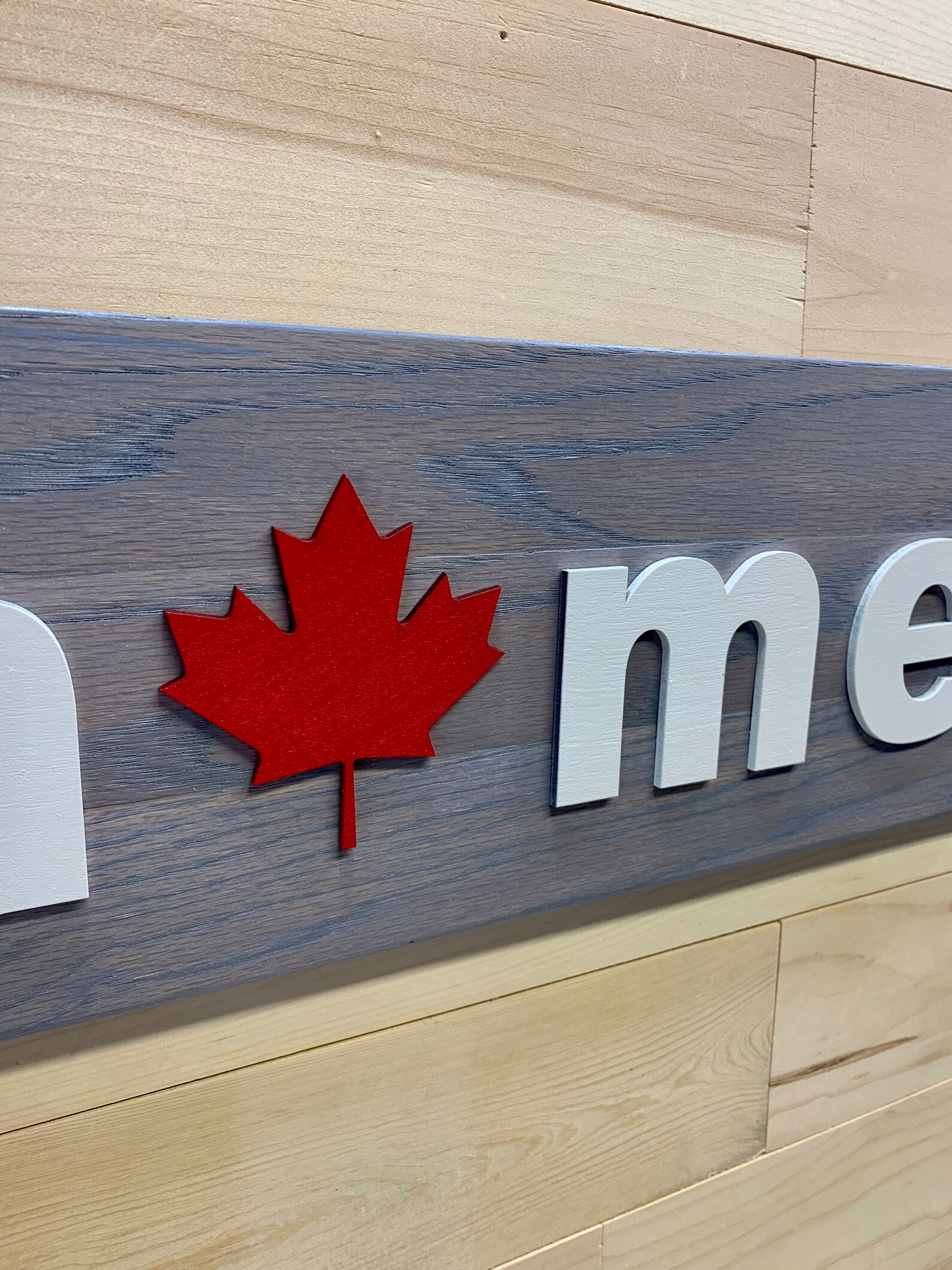 Placa Canada HOME signo con hoja de arce canadiense | Etsy