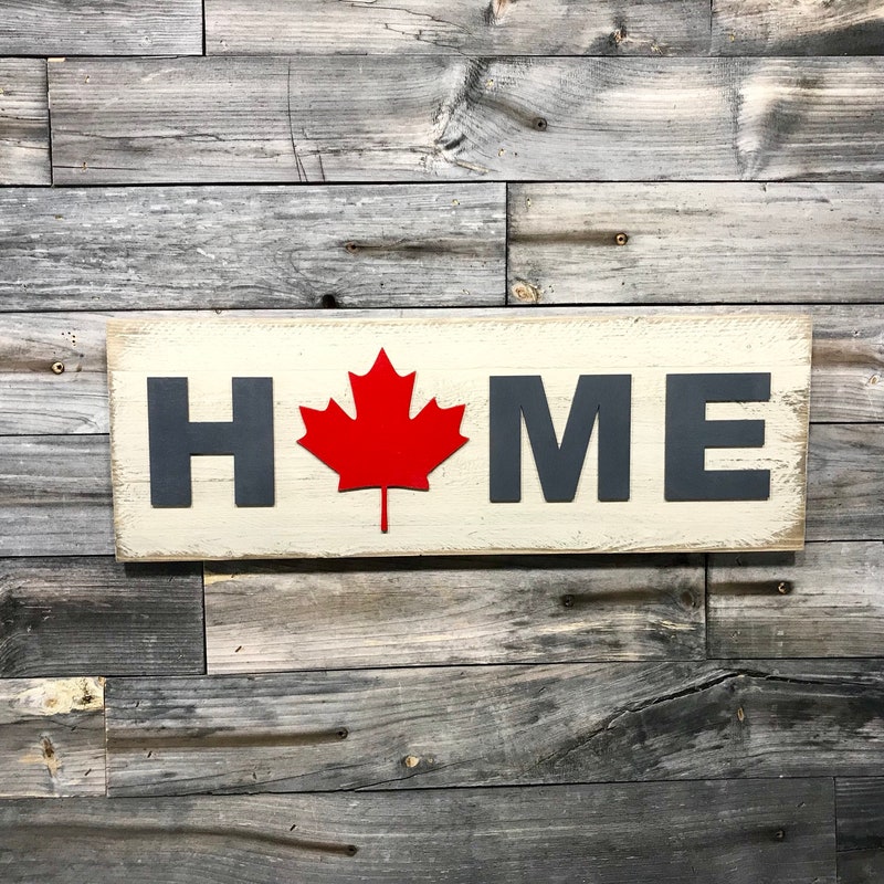 Maple Leaf Plaque - Etsy