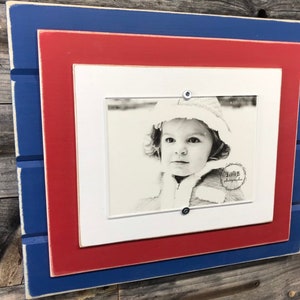 Blue and Red Picture Frame Holds 5"x7" or 8"x10" Chicago Cubs - Etsy