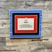 Navy Blue, Blue and Red Picture Frame Holds 5x7 Photo. Texas Titans ...