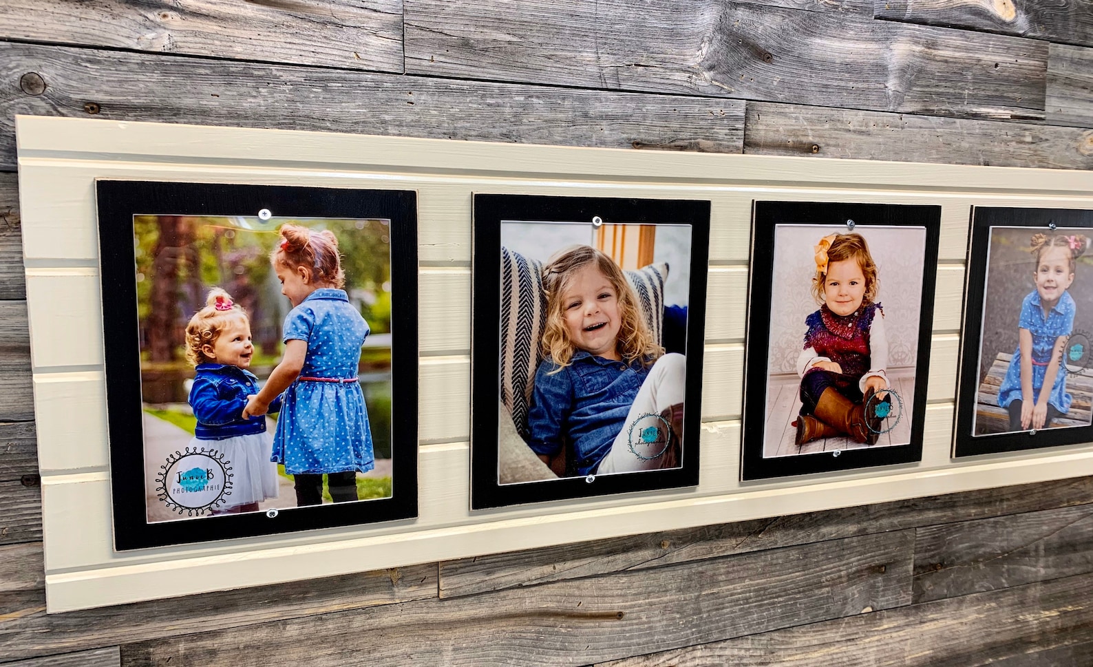 Distressed Wood Picture Frame Quadruple Collage Frame 4 - Etsy