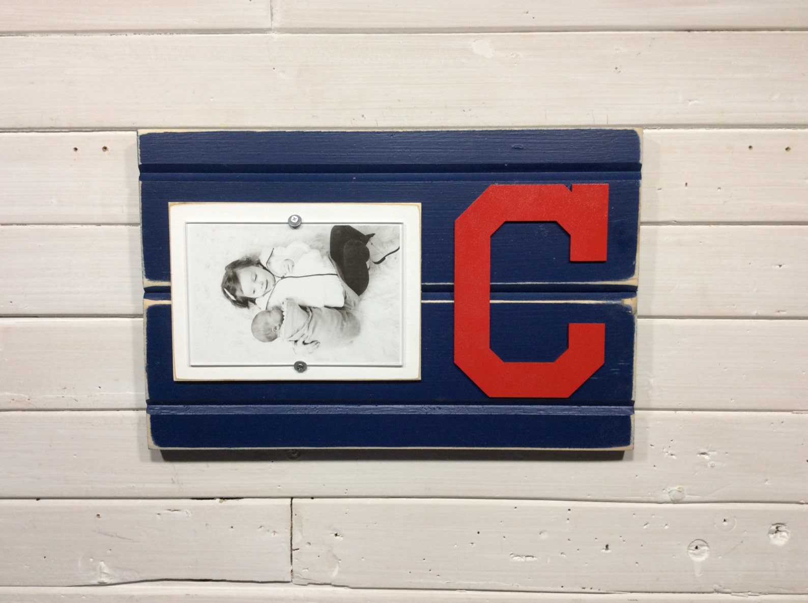 Cleveland Indians Picture Frame Holds 4"x6" Photo, Decor - Etsy